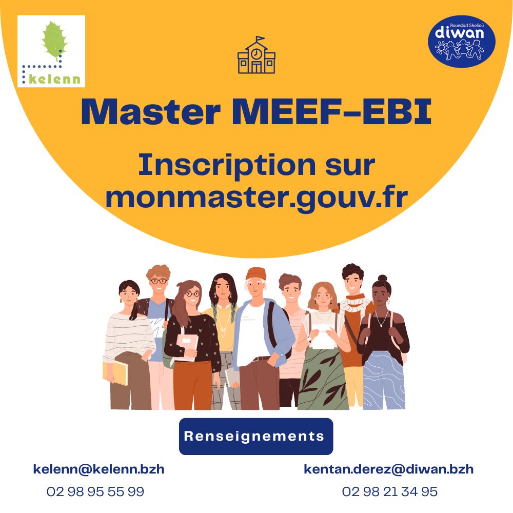 Inscription Master MEEF-EBI - Kelenn